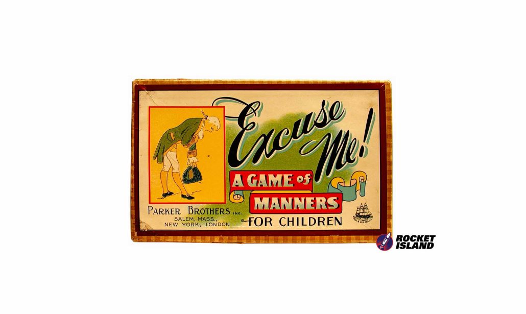Parker Brothers "Excuse Me!" A Game of Manners for Children (1910s ...