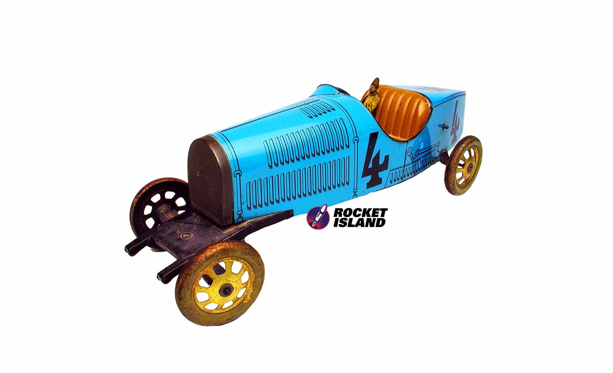 JEP Bugatti 4 Racer (1920s) - Rocket Island Vintage Stock Images