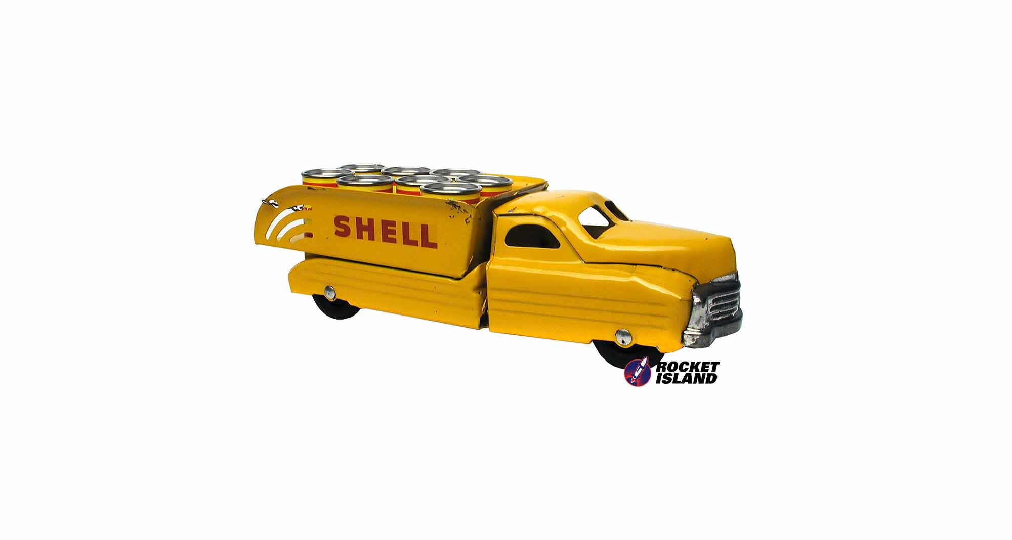 Buddy "L" Shell Oil Dump Truck (1930s) - Rocket Island Vintage Stock Images