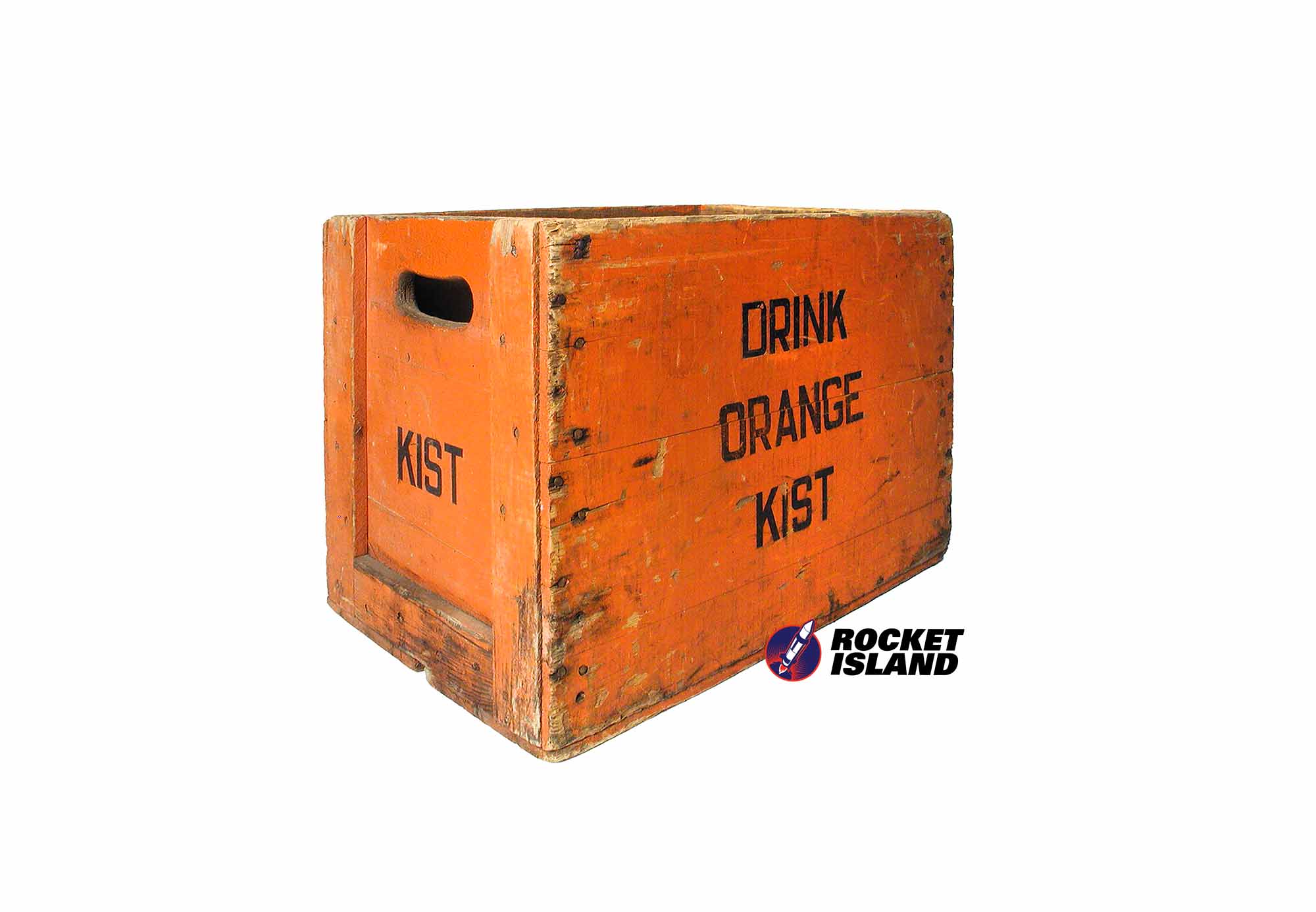 Orange Kist Soda Shipping Crate (1940s) - Rocket Island Vintage Stock ...
