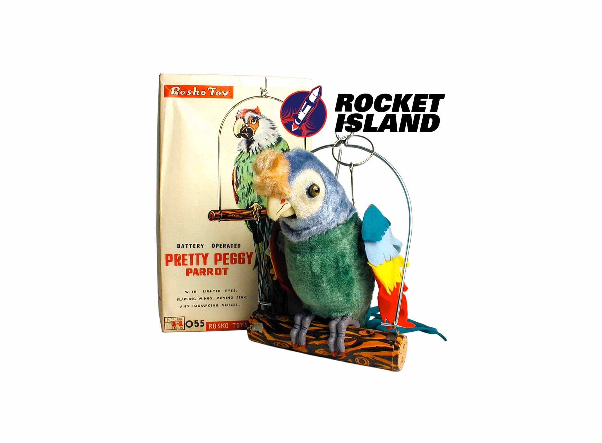 Rosko-Unknown (Japan) Pretty Peggy Parrot (1960s) - Rocket Island ...